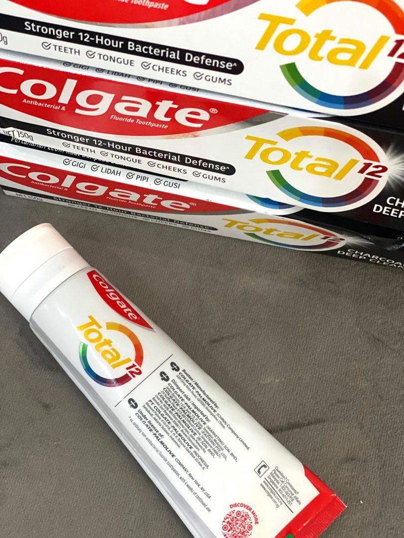 Colgate Total Charcoal Deep Clean Toothpaste 150g - Pasta Gigi ... Colgate Total Charcoal Deep Clean Toothpaste 150g - Pasta Gigi ...