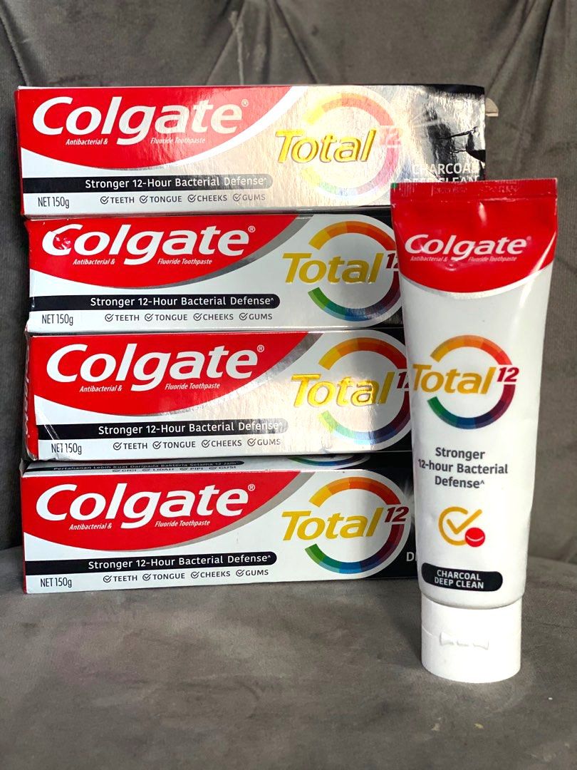 Colgate Total Charcoal Deep Clean Toothpaste 150g - Pasta Gigi ... Colgate Total Charcoal Deep Clean Toothpaste 150g - Pasta Gigi ...