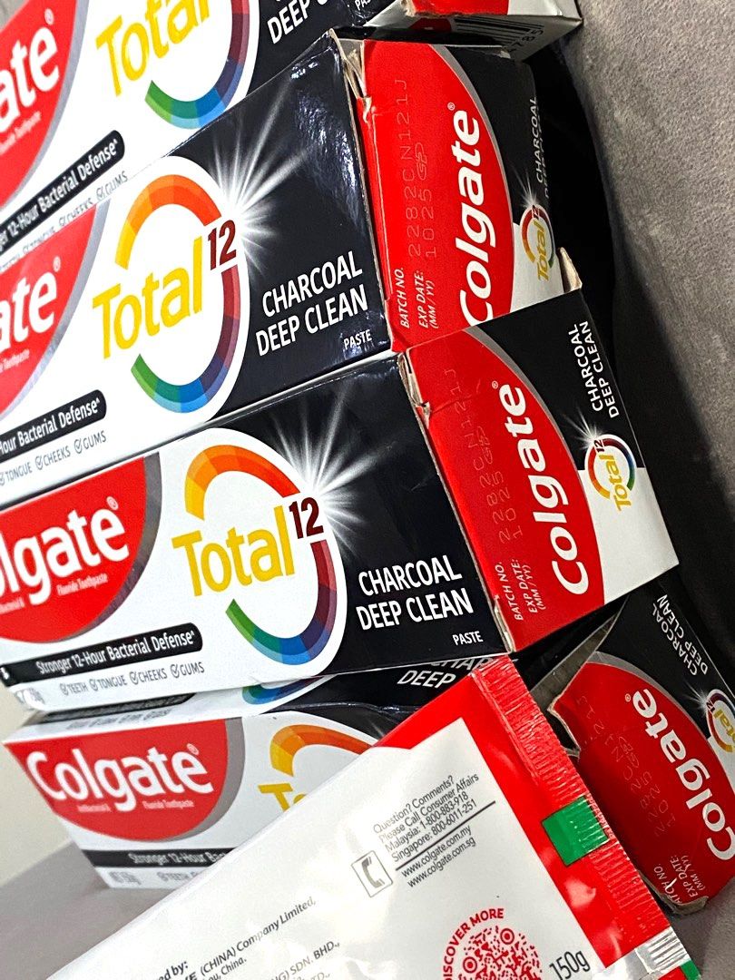 Colgate Total Charcoal Deep Clean Toothpaste 150g - Pasta Gigi ... Colgate Total Charcoal Deep Clean Toothpaste 150g - Pasta Gigi ...