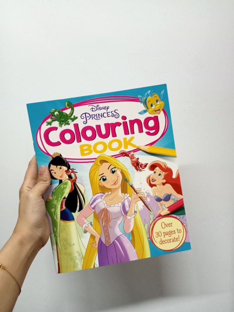 Colouring Book Disney 4 pcs, Hobbies & Toys, Books & Magazines ...