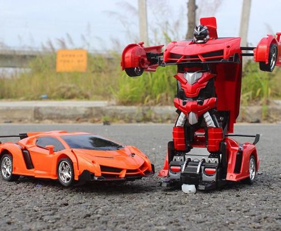 Cool Transformers remote control car with proximity sensor opening and ...