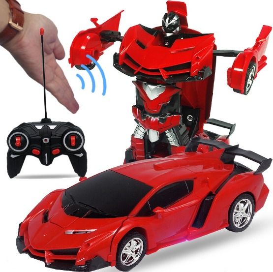 Cool Transformers remote control car with proximity sensor opening and ...