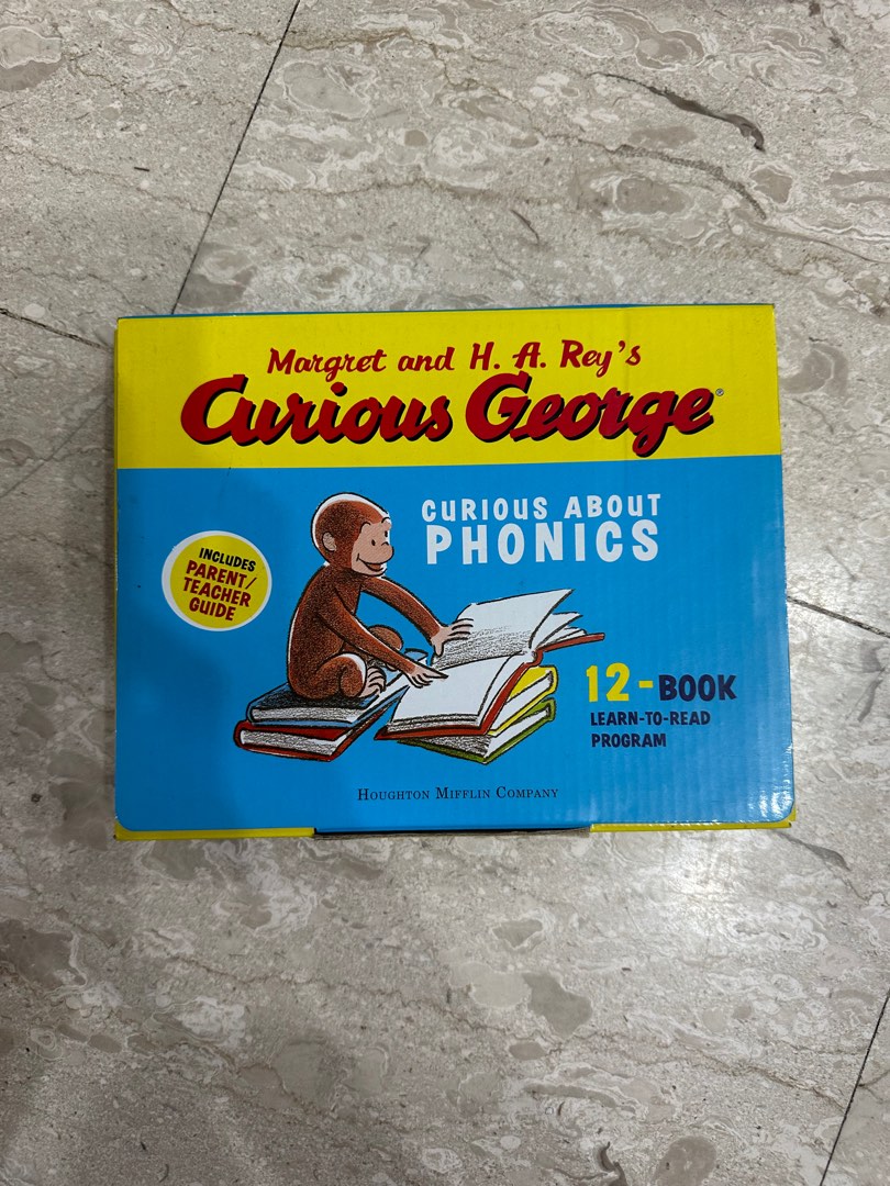 Curious George phonics set, Hobbies & Toys, Books & Magazines, Children ...