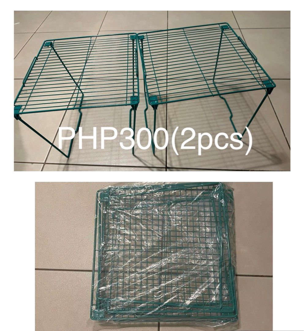 Daiso Stackable Rack 2pcs, Furniture & Home Living, Home Improvement ...