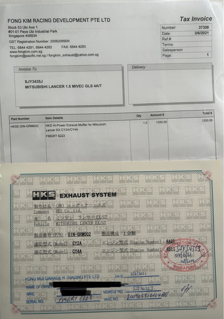 DEKITTED HKS LANCER EX EXHAUST, Everything Else on Carousell