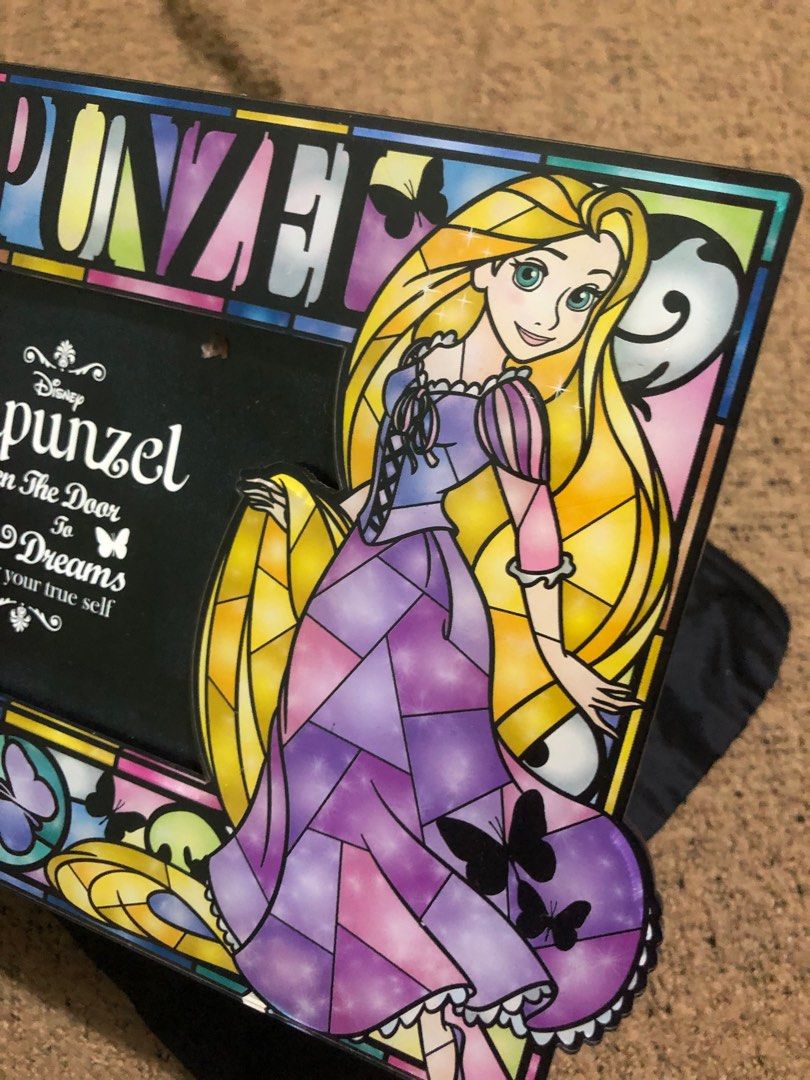 Disney rapunzel thin desk frame on Carousell