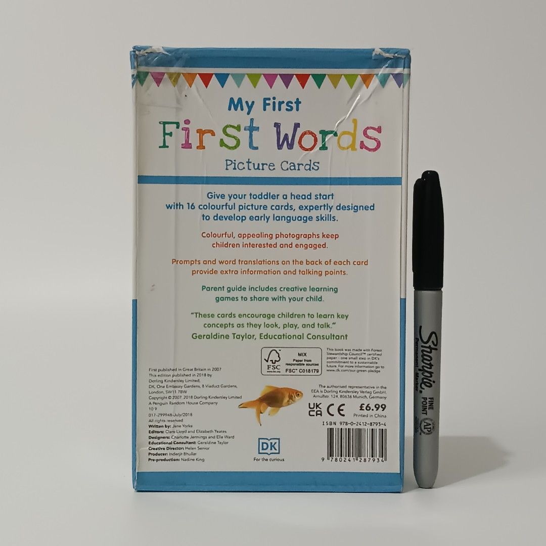 DK My First Words Picture Cards, Hobbies & Toys, Books & Magazines ...