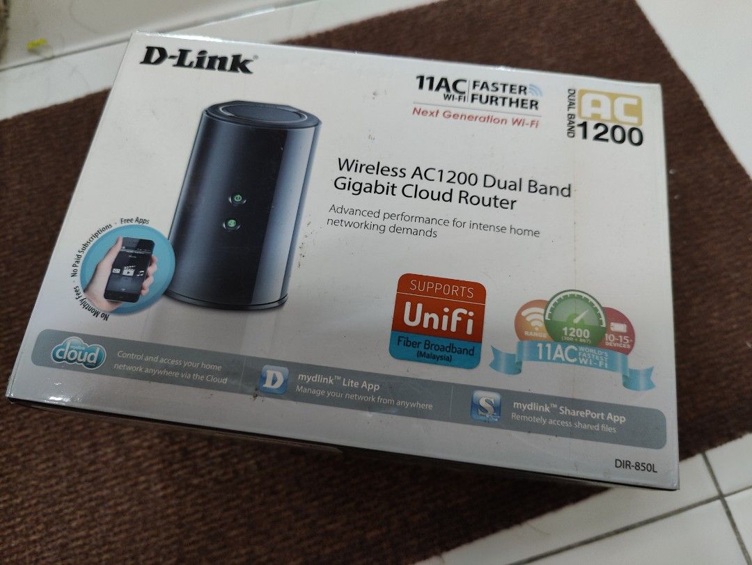 Dlink DiR850L Unify Wifi Router, Computers & Tech, Parts & Accessories, Networking on Carousell