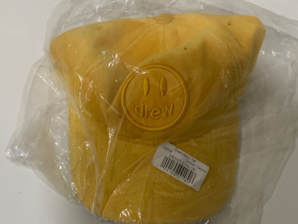 Drew yellow cap (valour hat), Men's Fashion, Watches & Accessories ...