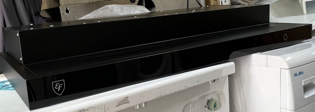 EF 90CM CONVENTIONAL HOOD - BLACK PANEL WITH SENSOR TOUCH CONTROL ...