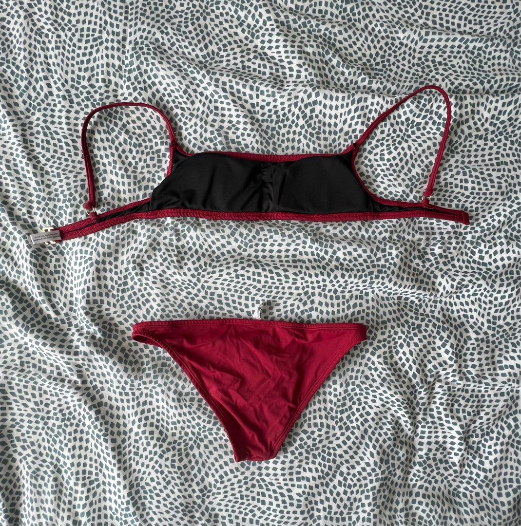 Eighth Mermaid Swimsuit - Wine, Women's Fashion, Swimwear, Bikinis ...