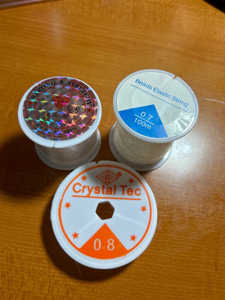 elastic string, Hobbies & Toys, Stationery & Craft, Craft Supplies ...