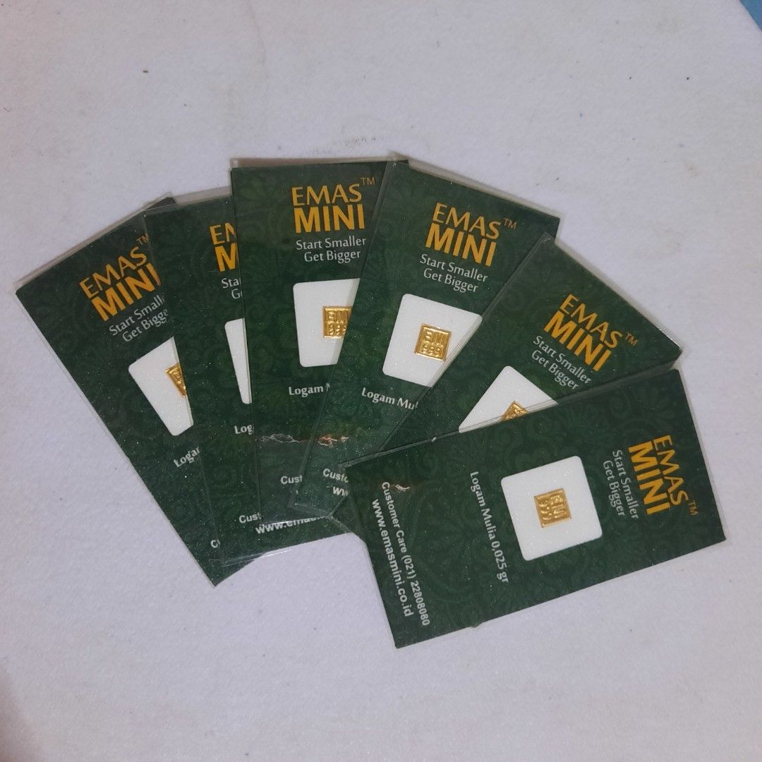 Emas Mini 24K berat 0.025gr, Barang Mewah, Aksesoris di Carousell