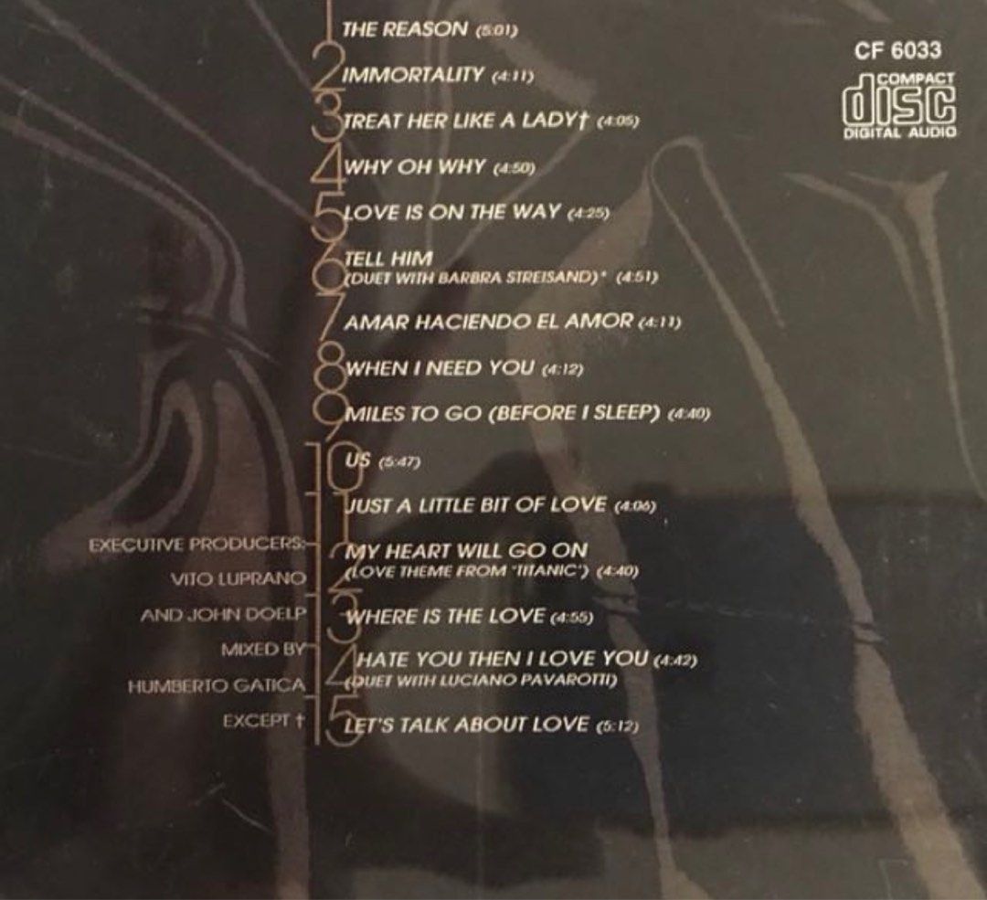 English cd - Ona Lisa Marie Carey Shania Twain Celin Dion, Hobbies ...