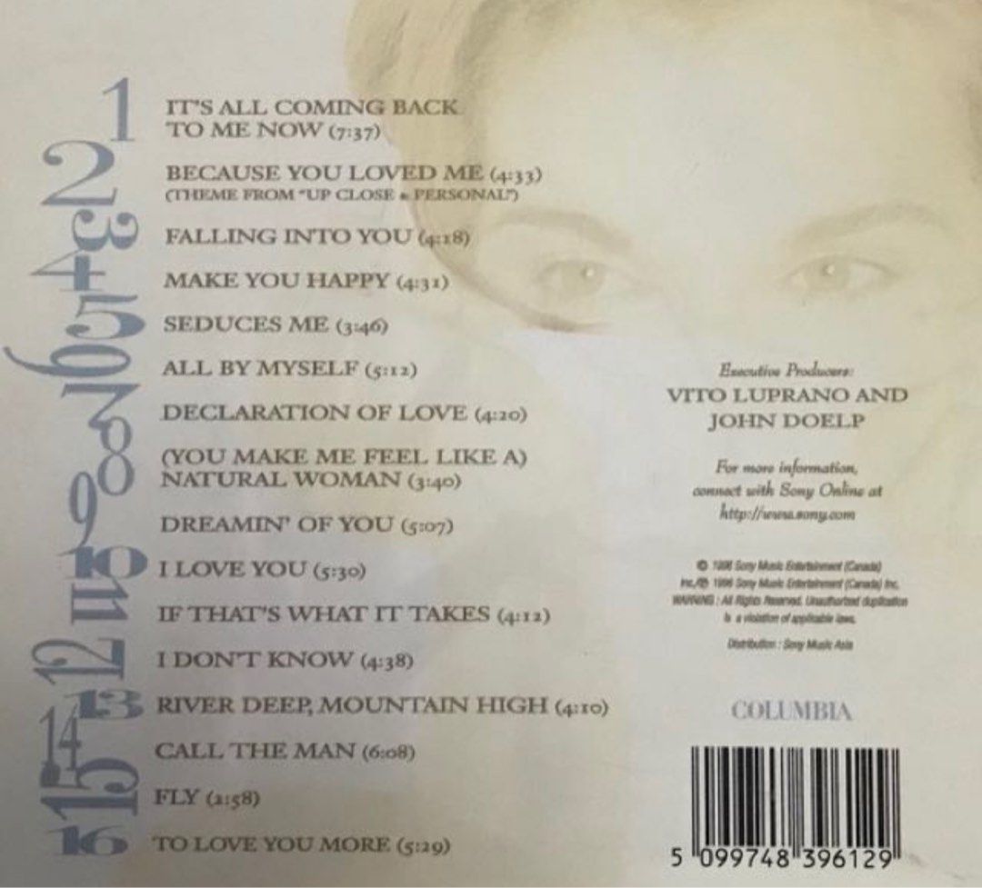 English cd - Ona Lisa Marie Carey Shania Twain Celin Dion, Hobbies ...