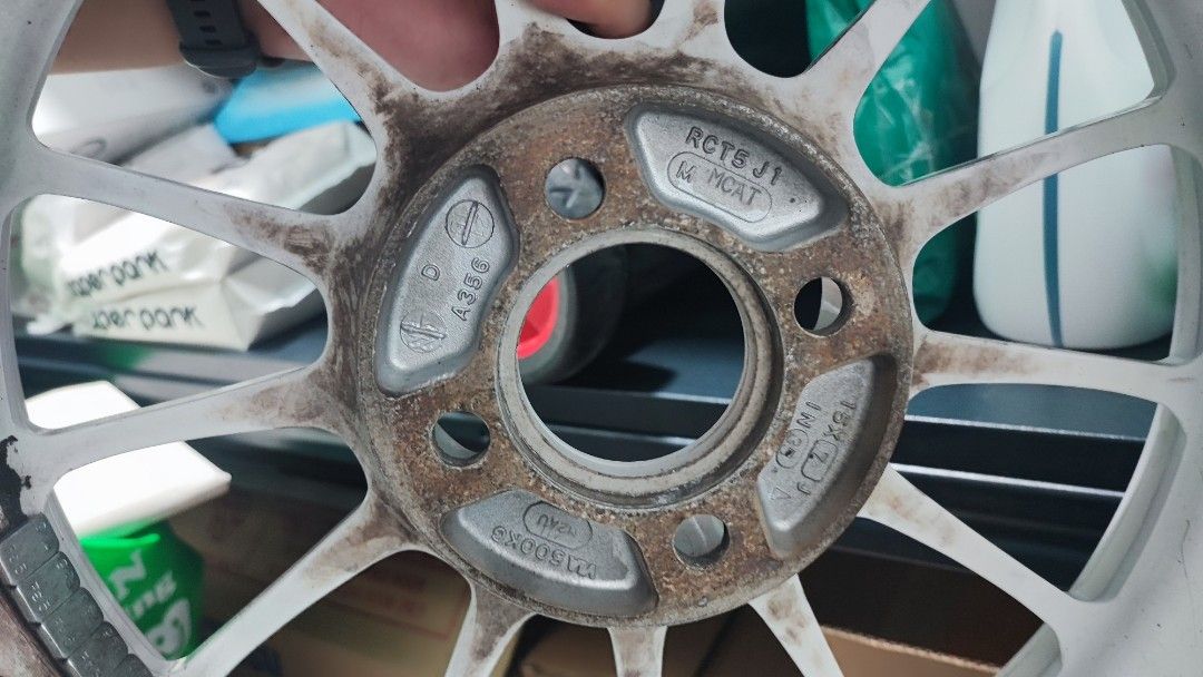 ENKEI RCT-5 15" AUTHENTIC, Car Accessories, Tyres & Rims on Carousell