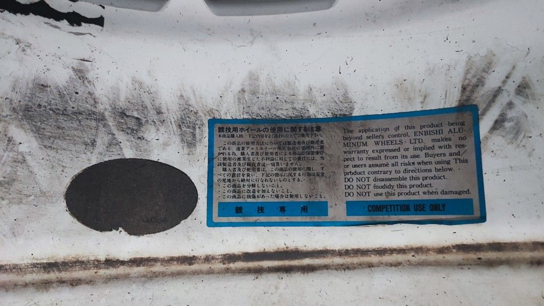 ENKEI RCT-5 15" AUTHENTIC, Car Accessories, Tyres & Rims on Carousell