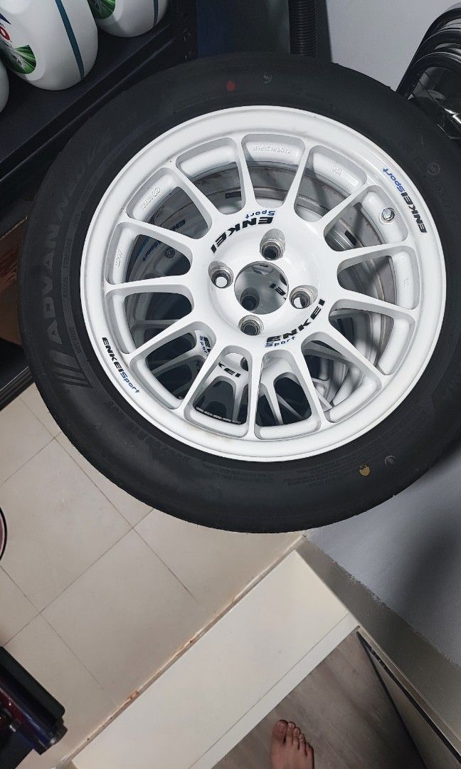 ENKEI RCT-5 15" AUTHENTIC, Car Accessories, Tyres & Rims on Carousell