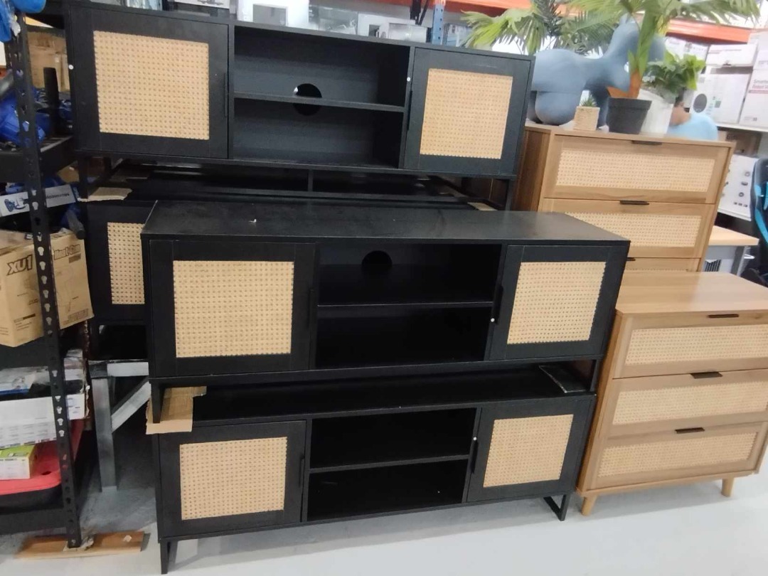 Entertainment TV Rack, Furniture & Home Living, Furniture, Shelves ...