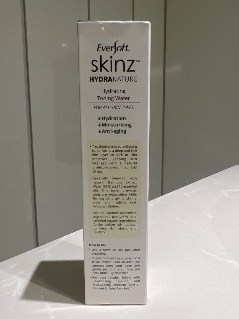 Eversoft Hydrating Toning Water, Beauty & Personal Care, Face, Face ...