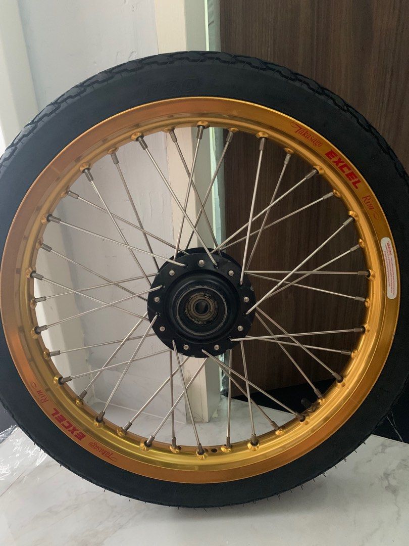 RXZ Takasago Excel Rim Japan (Old Model) Gold Original , Motorcycles ...