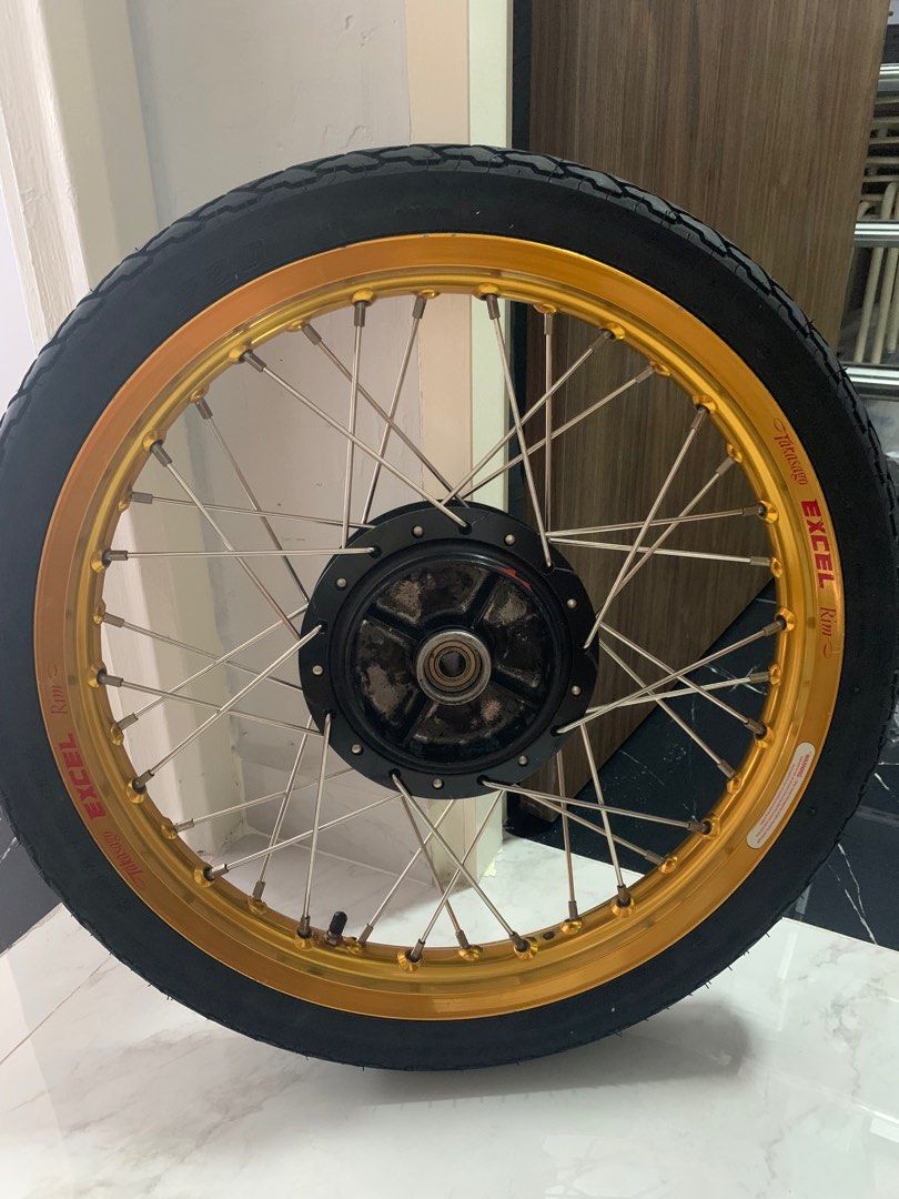 RXZ Takasago Excel Rim Japan (Old Model) Gold Original , Motorcycles ...