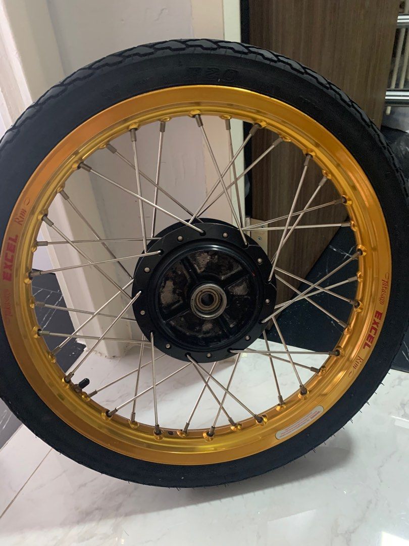 RXZ Takasago Excel Rim Japan (Old Model) Gold Original , Motorcycles ...