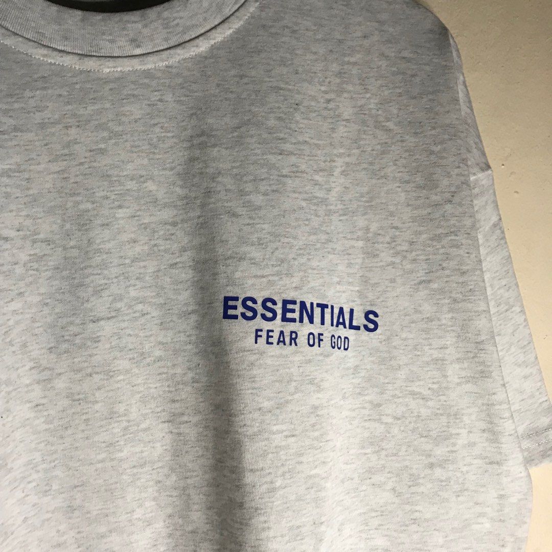 Fear of God x Essentials Crenshaw Heather Tee on Carousell