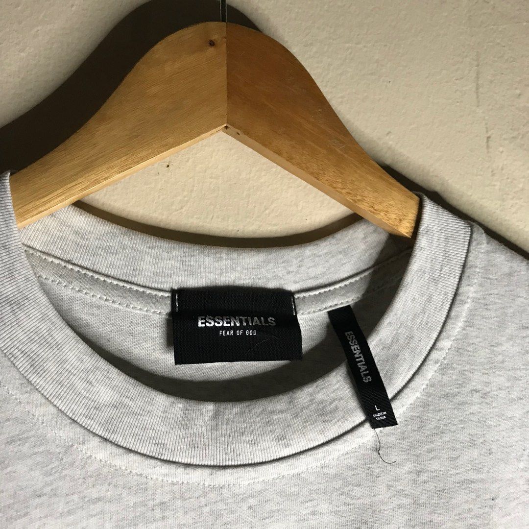 Fear of God x Essentials Crenshaw Heather Tee on Carousell