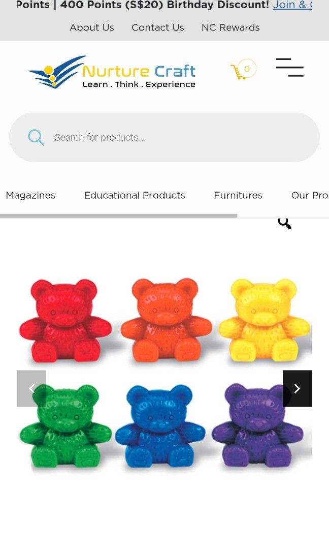 Fine motor bear counters and sorting toy, Babies & Kids, Infant ...