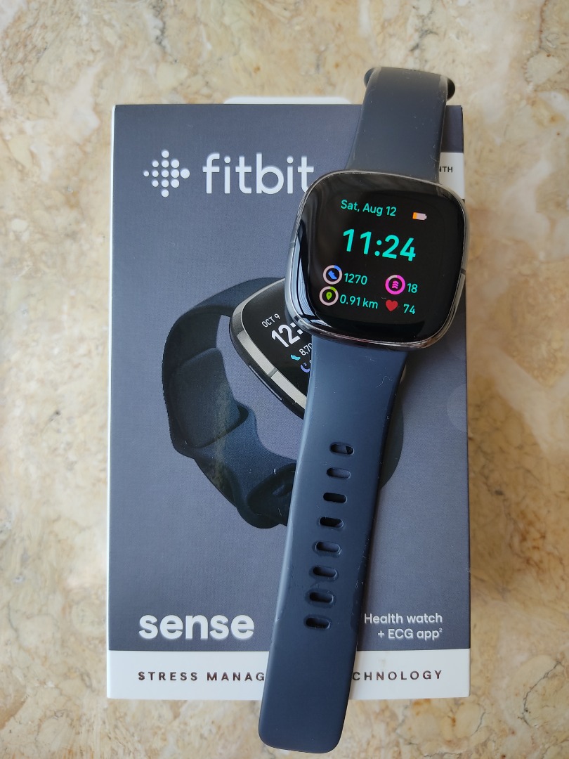 Fitbit Sense smartwatch in good condition, Mobile Phones & Gadgets ...