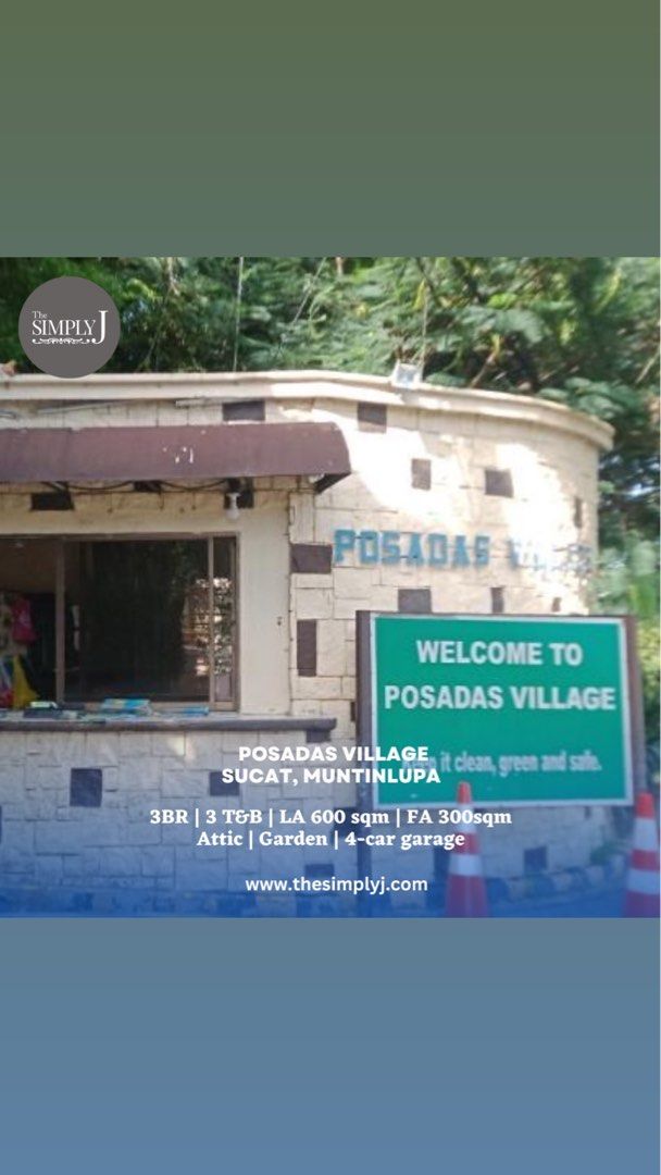 FOR SALE: 600sqm Posadas Village H&L Sucat, Property, For Sale, House ...
