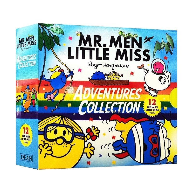 (Free Delivery) Mr. Men & Little Miss Adventures Collection 12 Books ...