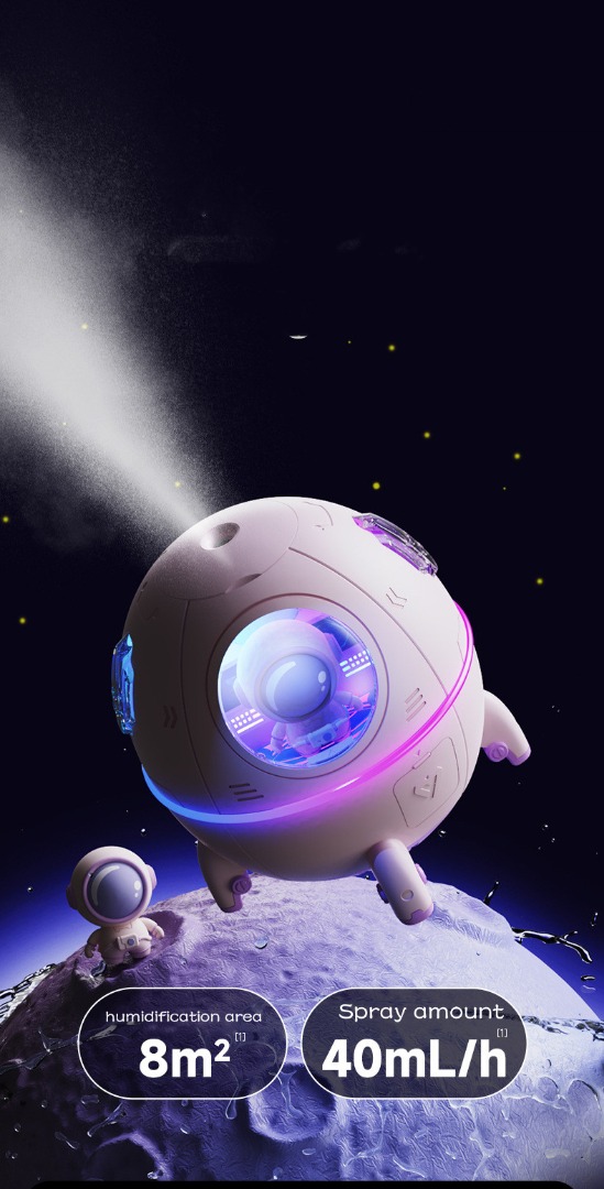 Galactic Nebula USB Ultrasonic Aromatherapy Diffuser with LED Astral ...