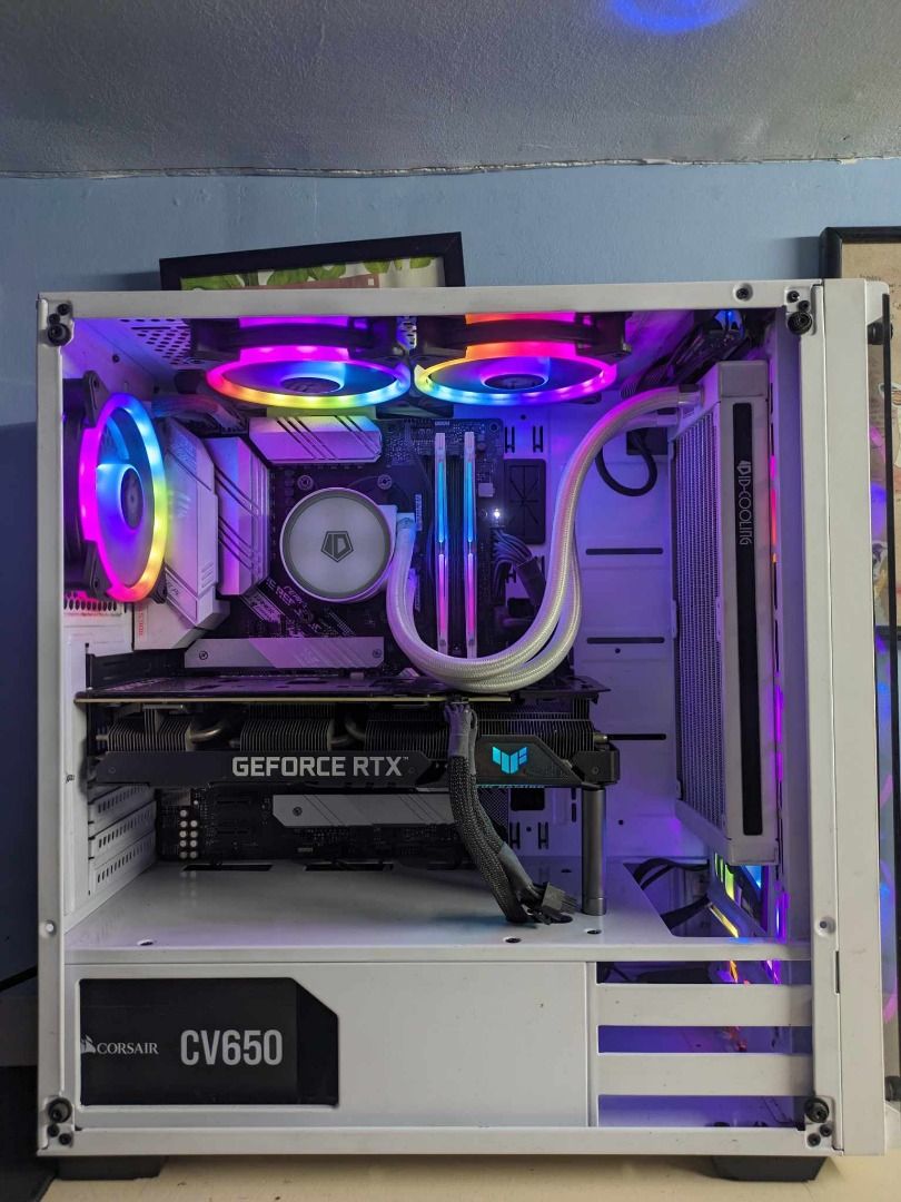 Gaming Desktop Rig: Ryzen 5 5600x, RTX 3060ti, 16GB RAM, Strix B550 ...