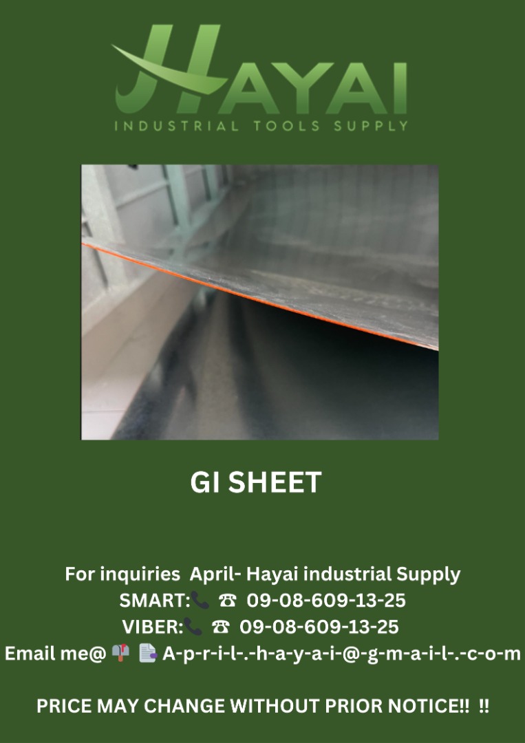 GI sheet, Commercial & Industrial, Construction Tools & Equipment on ...