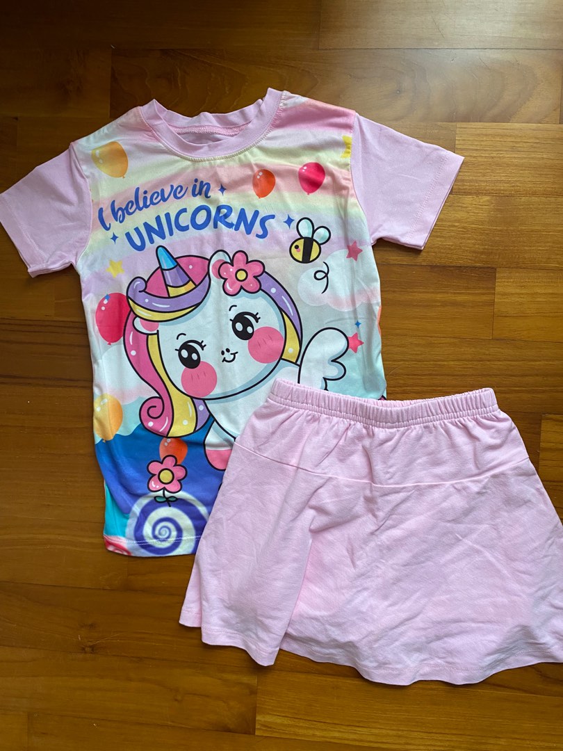 Girl top and bottom set (4-5yo), Babies & Kids, Babies & Kids Fashion ...