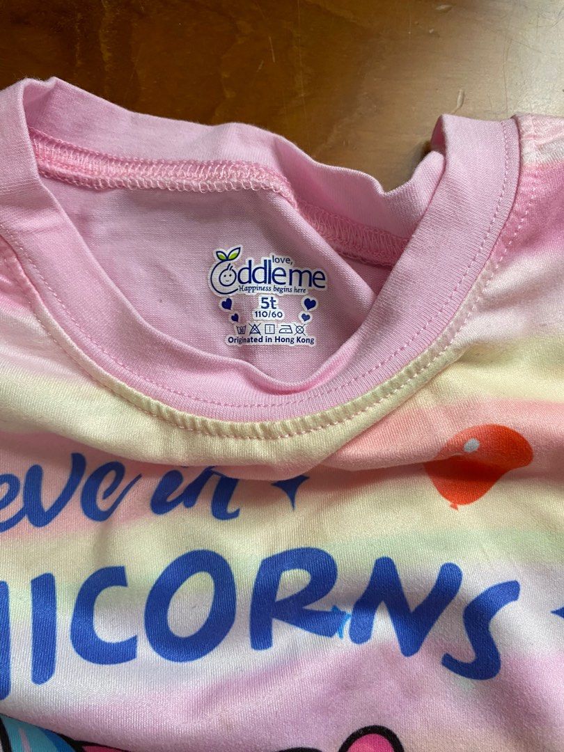 Girl top and bottom set (4-5yo), Babies & Kids, Babies & Kids Fashion ...