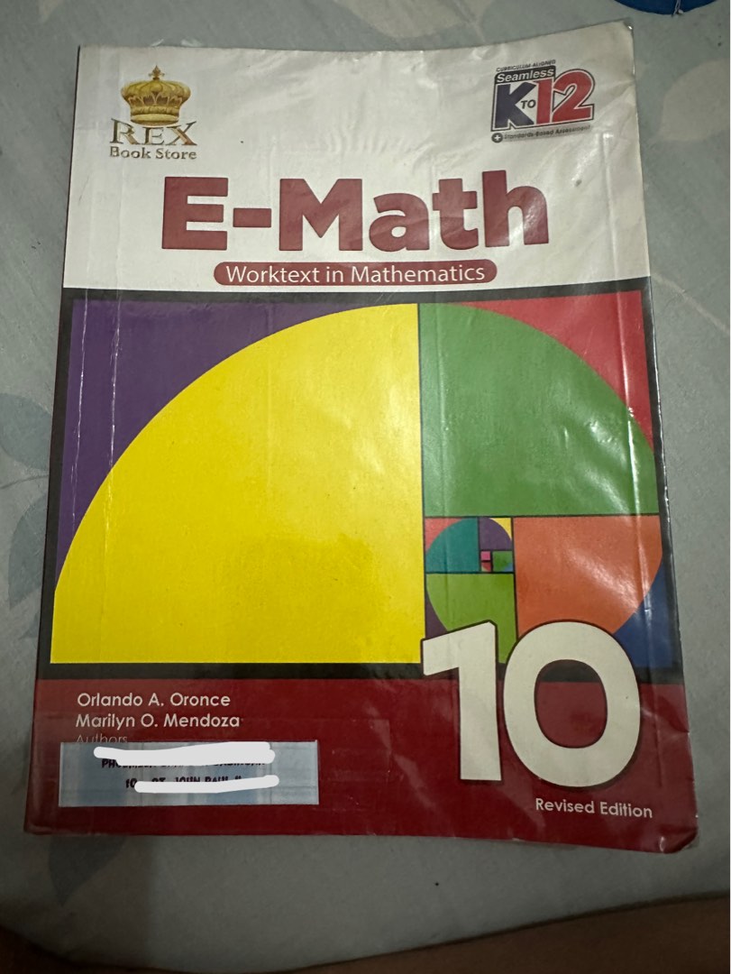 Grade 10 E-Math, Hobbies & Toys, Books & Magazines, Textbooks on Carousell