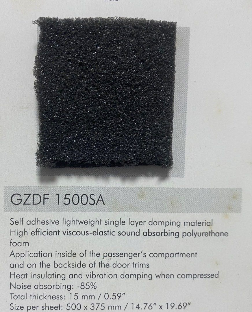 GROUND ZERO Sound proofing , Car Accessories, Accessories on Carousell