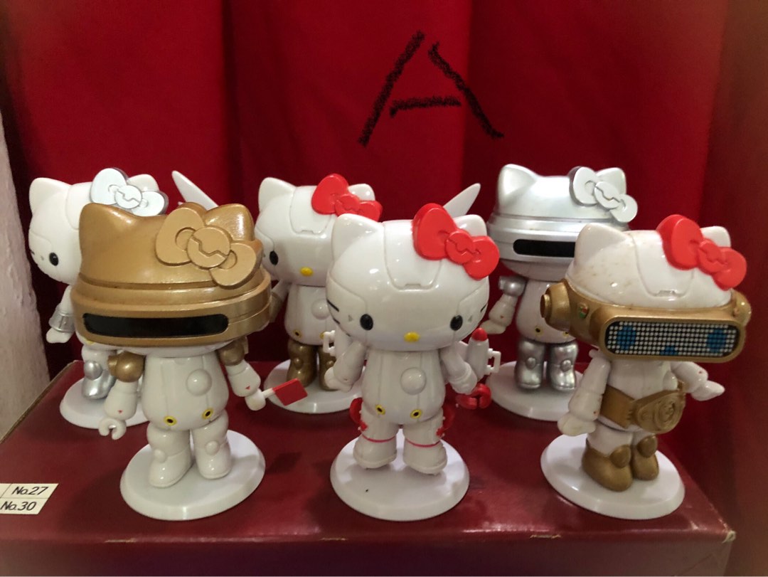 Hello Kitty Robot set of 6, Hobbies & Toys, Toys & Games on Carousell