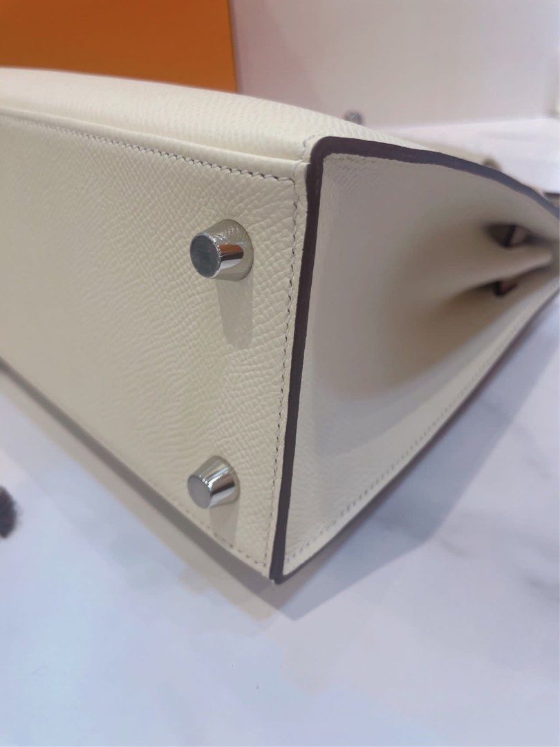 Hermes Kelly 25 Epsom Tricolour, Luxury, Bags & Wallets on Carousell