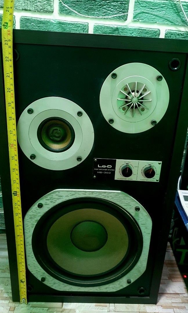 Hitachi Lo-D 3 Way Speaker System, Audio, Soundbars, Speakers ...