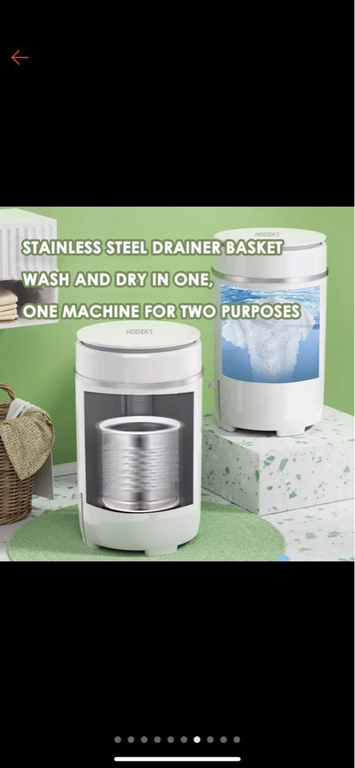 Hodekt mini washing machine, TV & Home Appliances, Washing Machines and ...