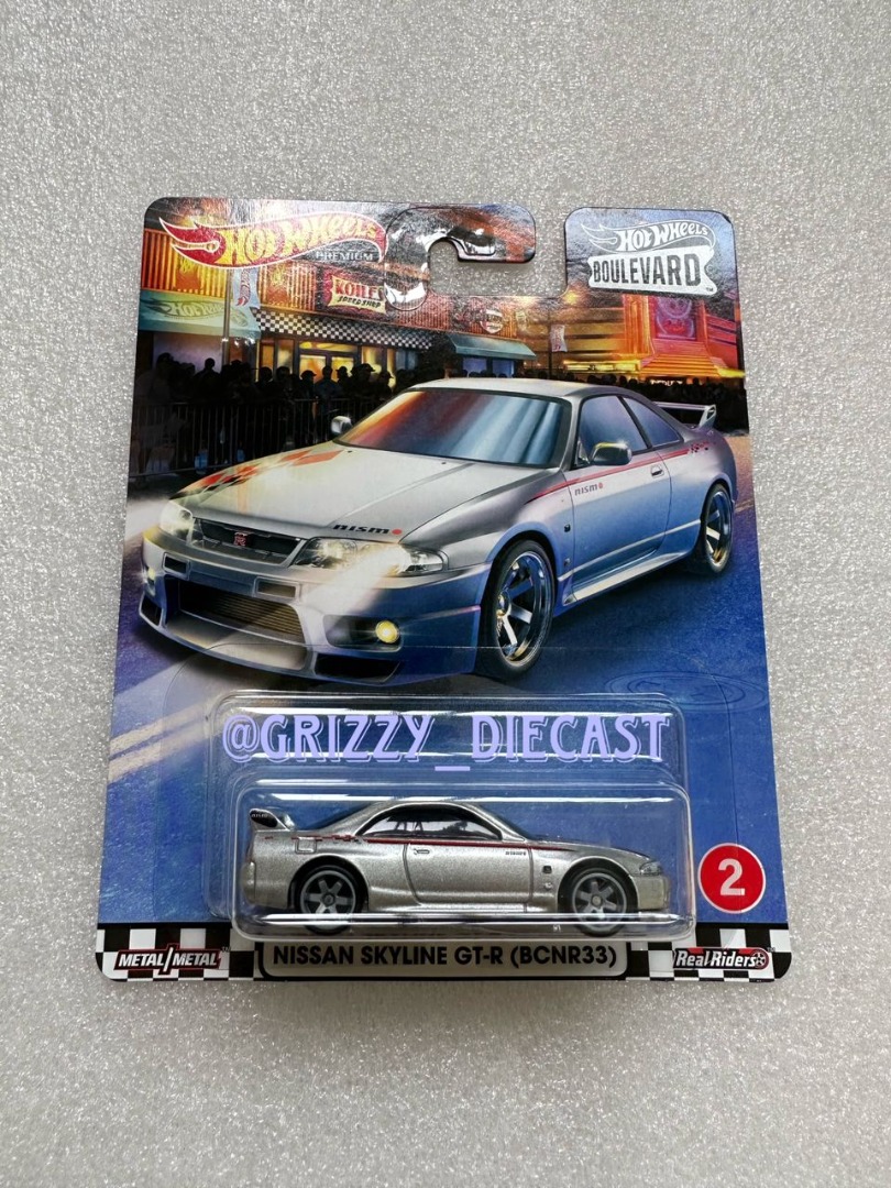 Hotwheels Premium Boulevard Nissan Skyline GT-R R33 BCNR33 Nismo ...