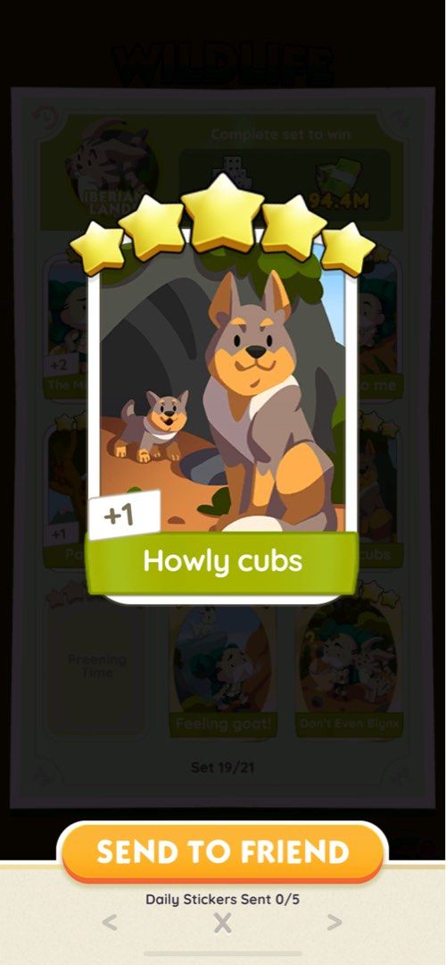 Howly Cubs Monopoly Go, Video Gaming, Video Games, Others on Carousell