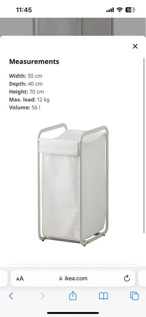 IKEA Algot Storage Bag with wheels (Set of 2), Furniture & Home Living ...