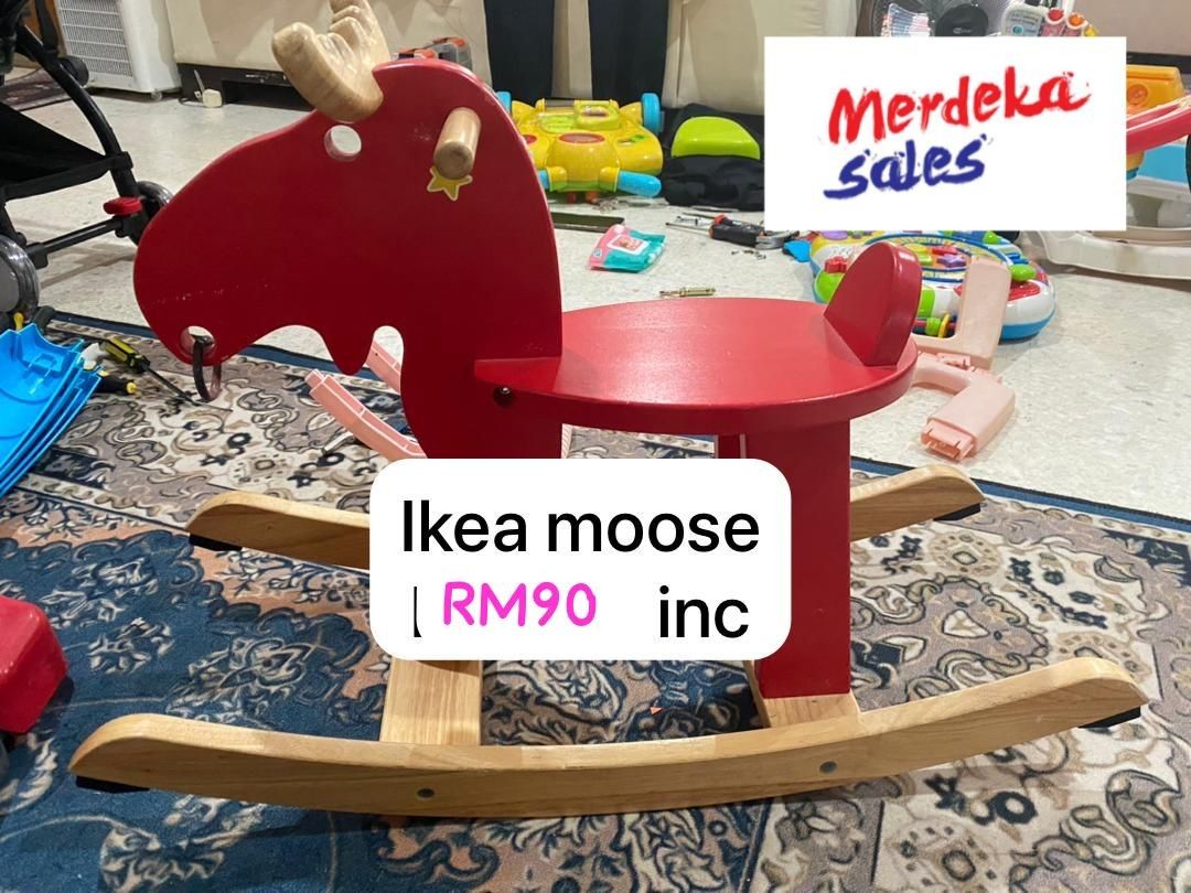 Ikea Rocking Moose, Babies & Kids, Going Out, Other Babies Going Out ...