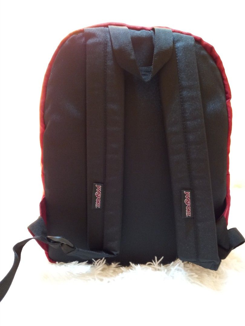 Jansport Medium Backpack ( Maroon) on Carousell