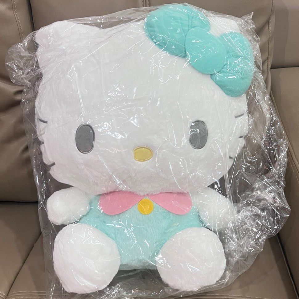 Japan Authentic Hello Kitty Pastel Plush Plushy Plushie Soft Huge Dress ...
